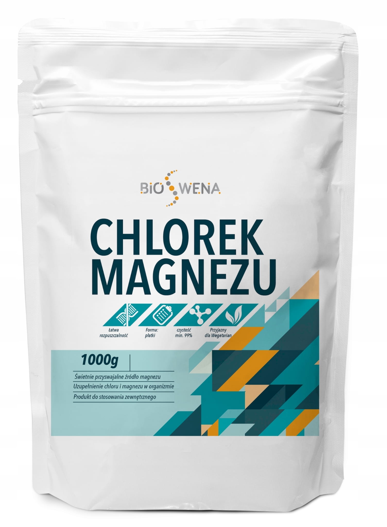 Chlorek magnezu doypack 1kg Wyciskaj Zdrowie